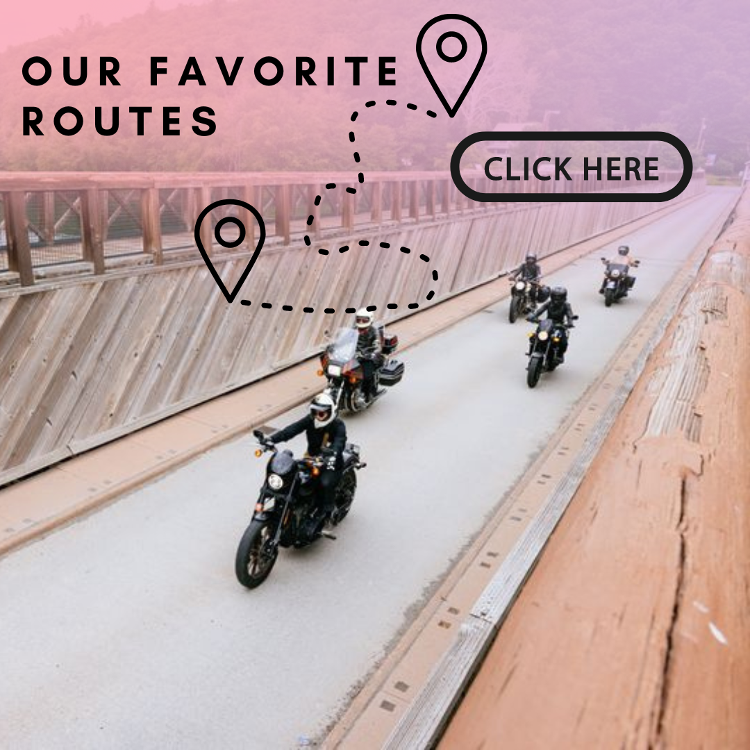 Babes Ride Out East Coast 2024 Suggested Route Maps | Downloadable Ver