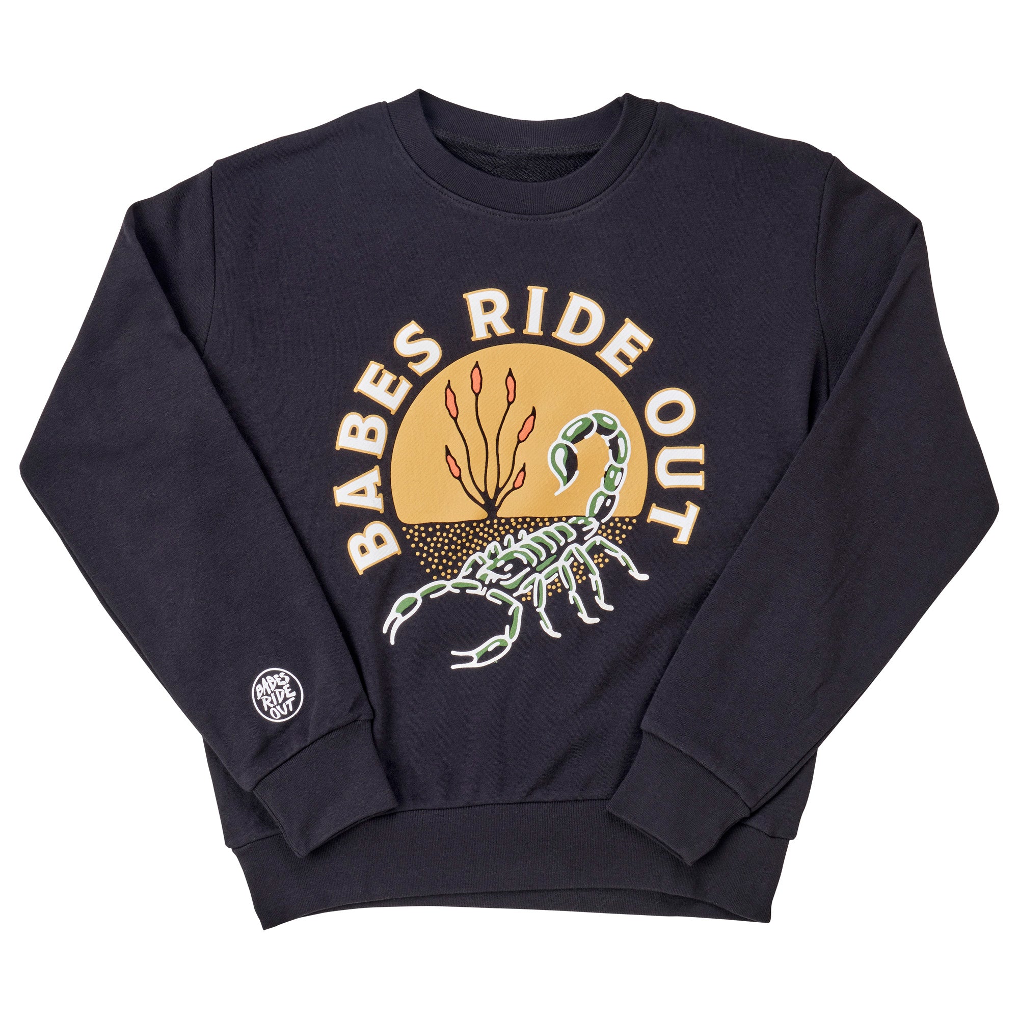 Scorpion Fleece Crew - Black – Babes Ride Out